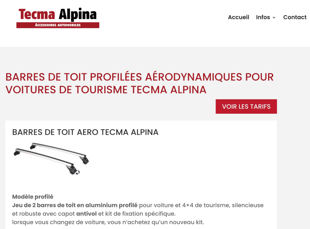 Tecma Alpina - Exposants Vanlife Expo - Bordeaux